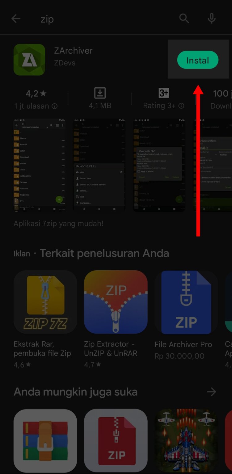Cara Ekstrak File RAR/ZIP di HP dan Laptop