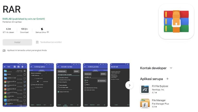 9+ Situs Aplikasi RAR/ZIP Terbaik untuk HP dan Laptop - PintarTekno