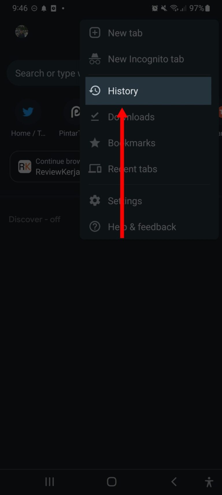 Cara Melihat dan Menghapus Riwayat Pencarian Google di HP Android ...