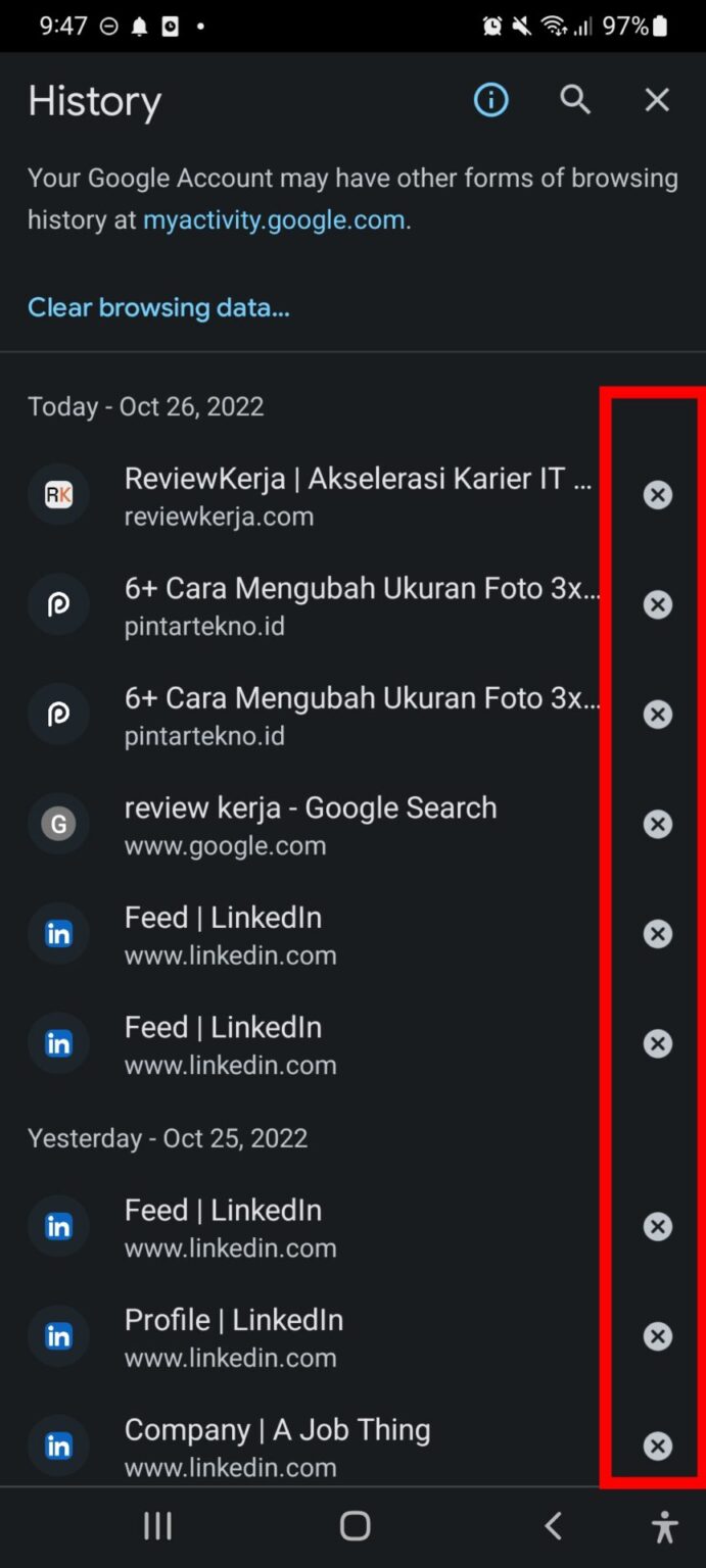 Cara Melihat dan Menghapus Riwayat Pencarian Google di HP Android dengan Mudah! - PintarTekno