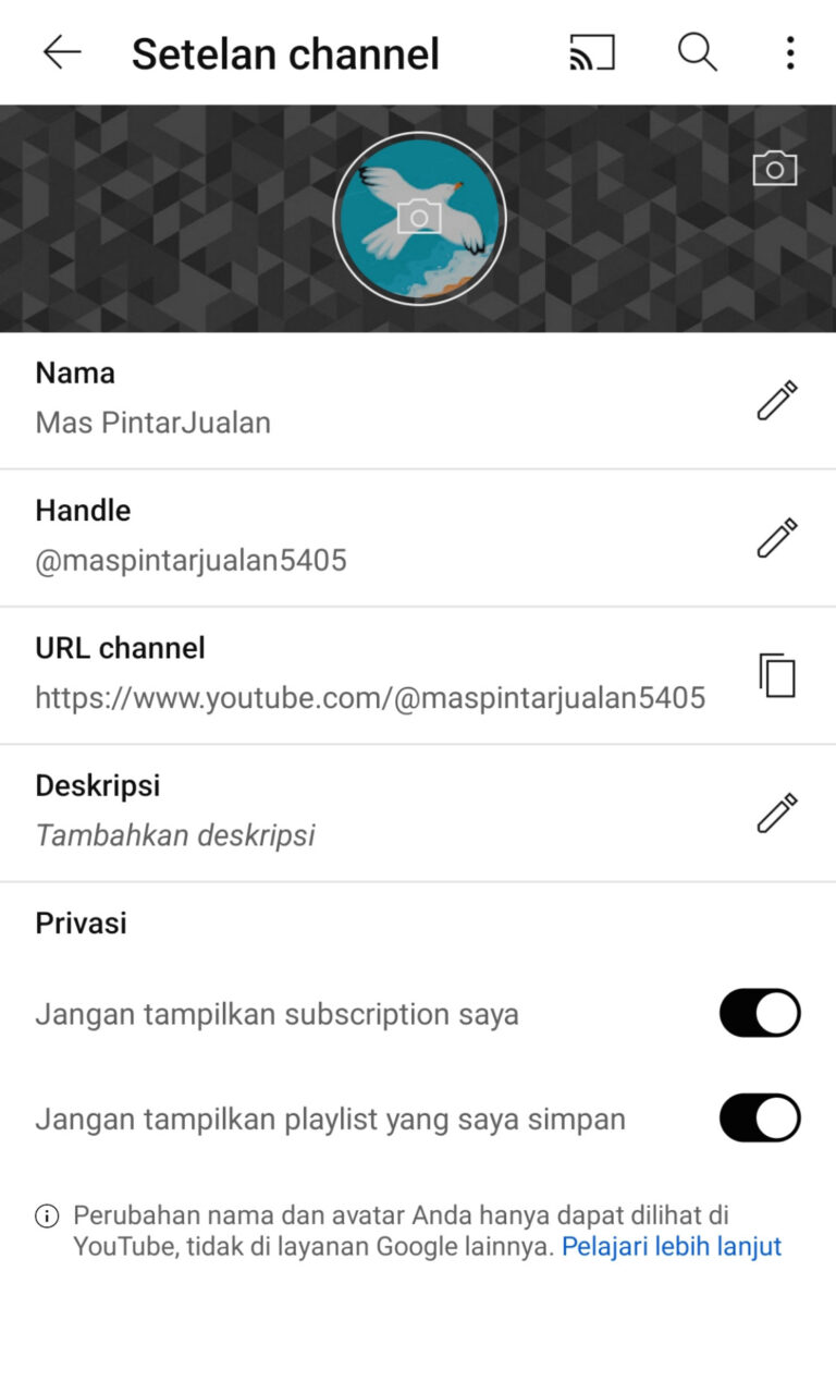 Cara Mengganti Nama Channel YouTube di Laptop & HP Dengan Mudah ...