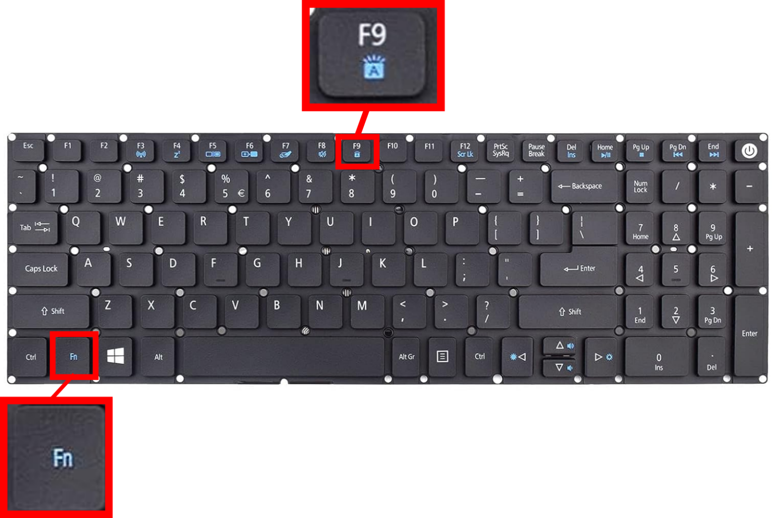 Cara Menghidupkan Lampu Keyboard Laptop Acer [+Solusi Tidak Menyala ...